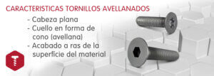 Tornillos avellanados y sus características | Tormetal