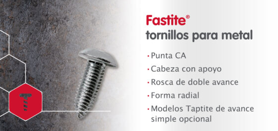 Tornillos Fastite® y Plastite® | Tormetal